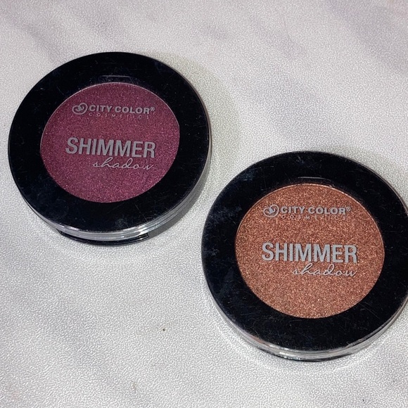 City Color | Makeup | Purple Bronzer Shimmer Shadow Single Pan Shades ...
